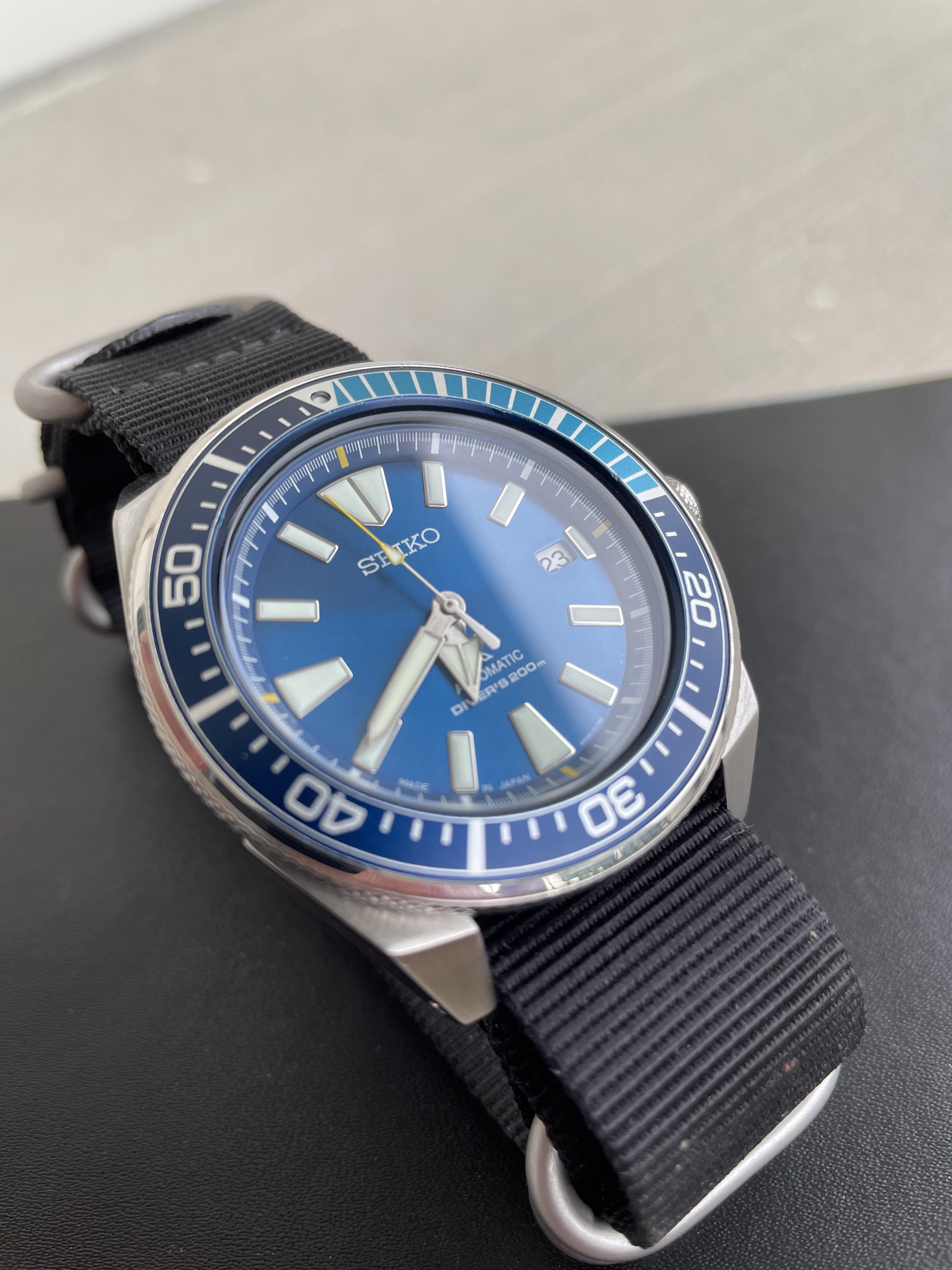 [WTS] Seiko SRPB09J Blue Lagoon Samurai | WatchCharts