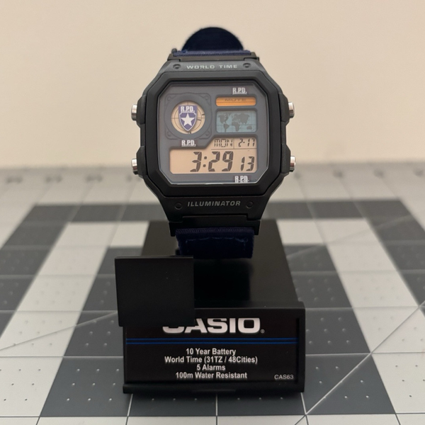 Casio AE1200WH, Men's Chronograph Watch, Resident Evil, Customized ...