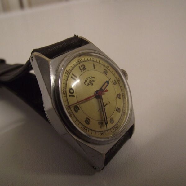 VINTAGE MID-SIZE ROTARY GENTS WATCH.STAINEX. 670. | WatchCharts Marketplace