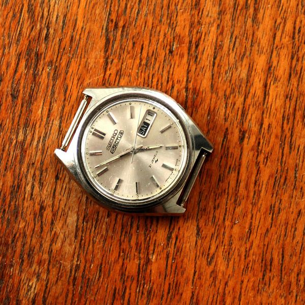 Seiko actus 7019-8010 automatic watch for for spares or repairs | WatchCharts Marketplace