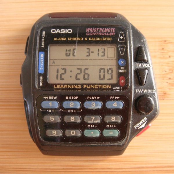 Vintage 1992 Digital Watch CASIO CMD-40 module 1174 Remote Control ...