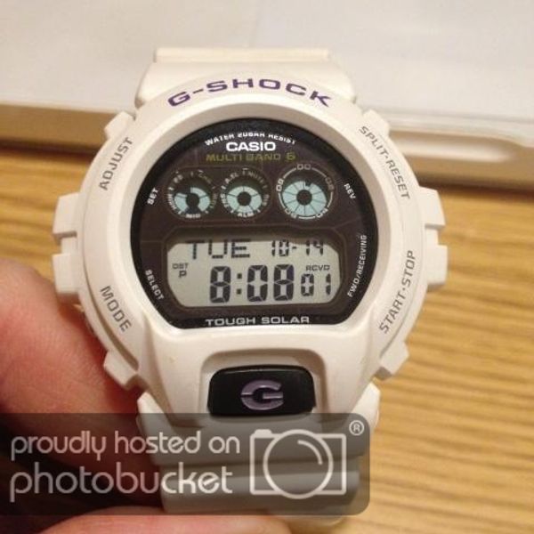 Casio G-shock GW-6900 white, Solar & Atomic | WatchCharts Marketplace