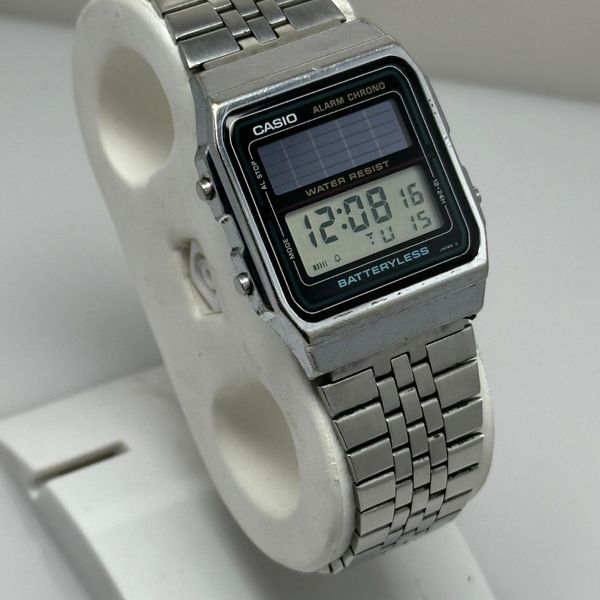 Vintage Digital Casio Alarm Chrono Batteryless AL-180 Japan Made Men's ...