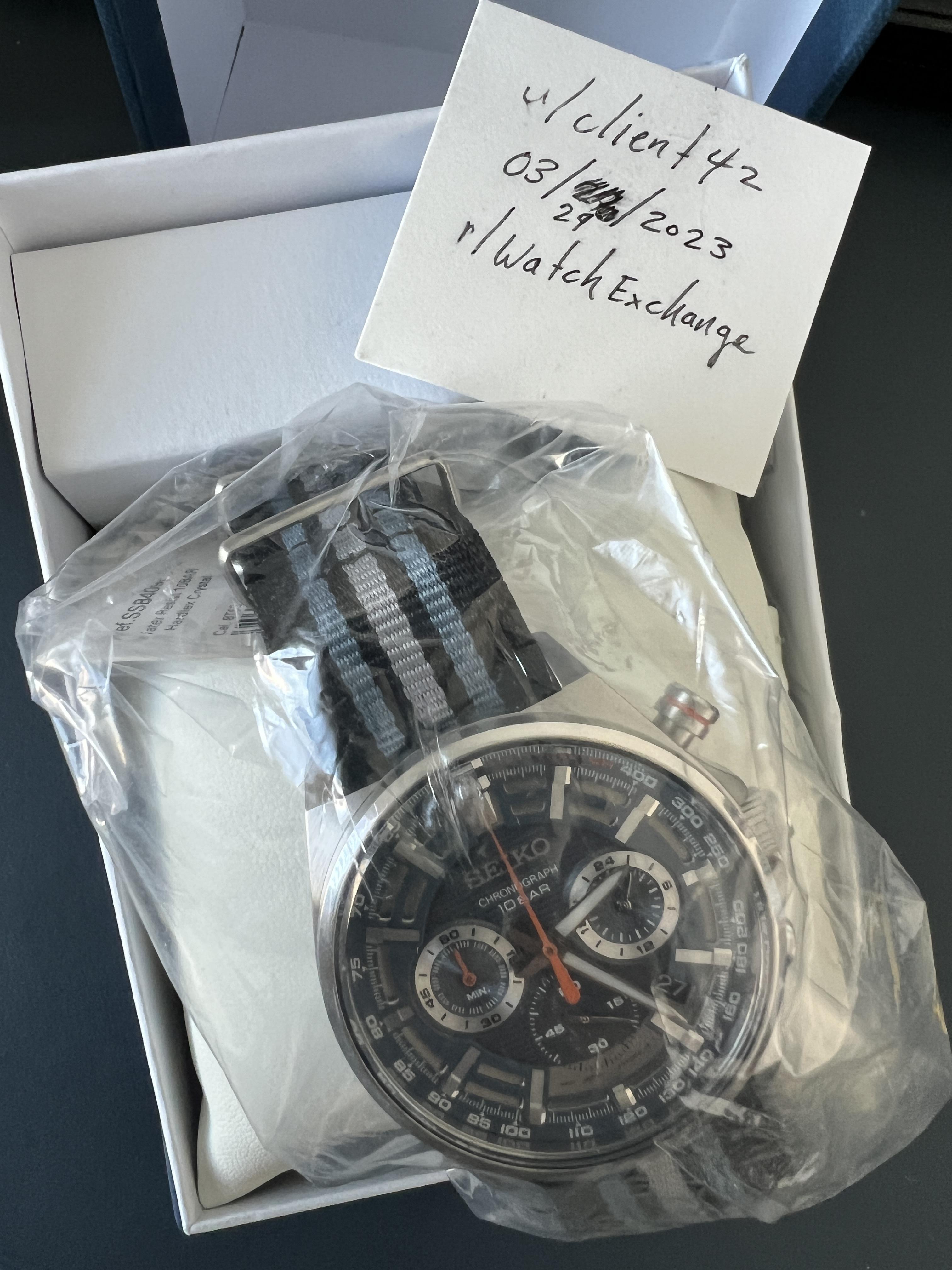 [WTS] Unworn Seiko Sports SSB409P1 8T63 Quartz Chronograph - $125 ...