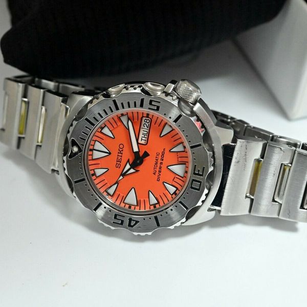 Seiko Orange Monster 2nd SRP309 SRP309K Japan prospex 4r36 rare ...