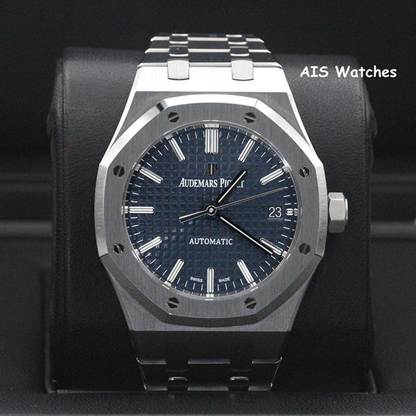 FSOT: Audemars Piguet 15450ST Royal Oak Blue Dial 37MM J Series Box ...