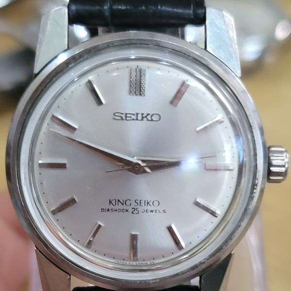 Vintage SEIKO Hand-Winding Watch/ KING SEIKO 44-9990 25J SS Janpan Men Watch | WatchCharts ...