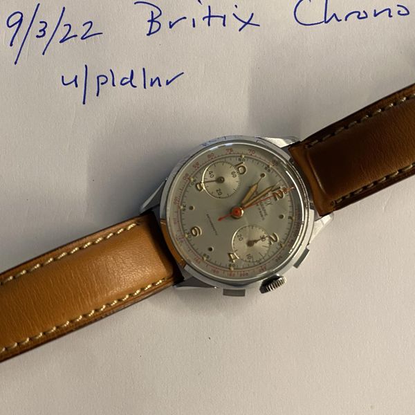 [WTS] 1950s Britix Chronograph - Near NOS & Serviced | WatchCharts