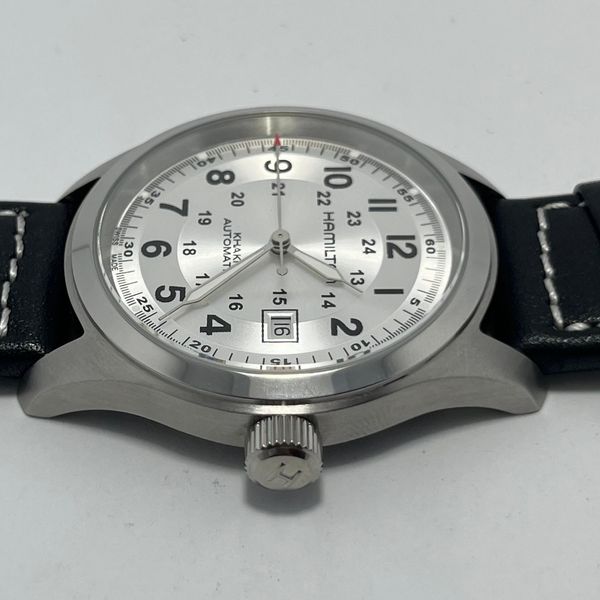 Hamilton Khaki Field White Dial Automatic Men's Watch | WatchCharts ...