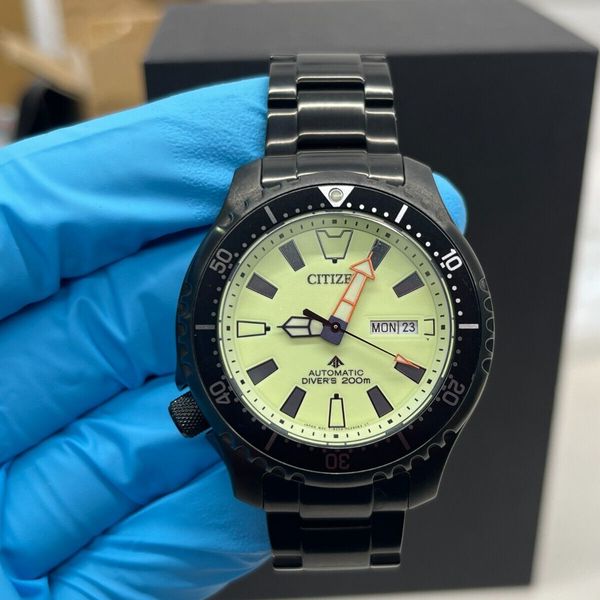 Citizen Promaster Automatic Yellow Dial Diver's Watch NY0155-58X - USED ...