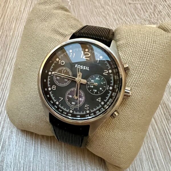 Ladies Fossil Sport Quartz Watch with Rubber strap - CH2771 ...