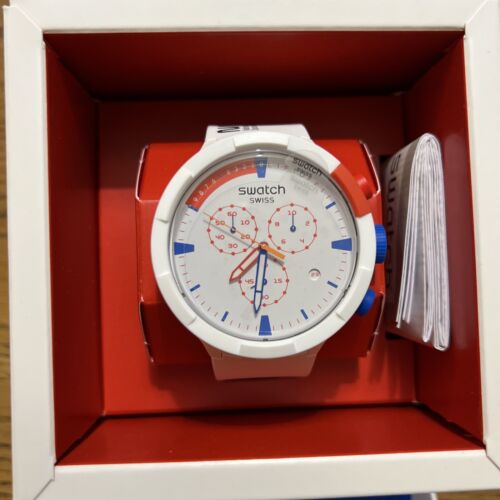 VERY RARE! Swatch SB04Z400 NASA Space Collection - EXTRAVEHICULAR ...