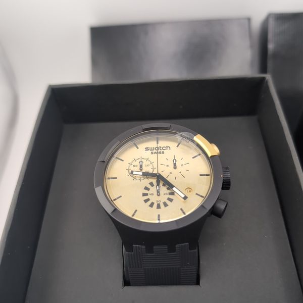New Swatch checkpoint chronograph golden bold, limited edition ...