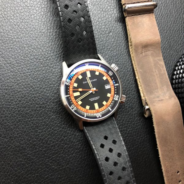 Dan Henry 1970 40mm like new with extra strap! | WatchCharts Marketplace