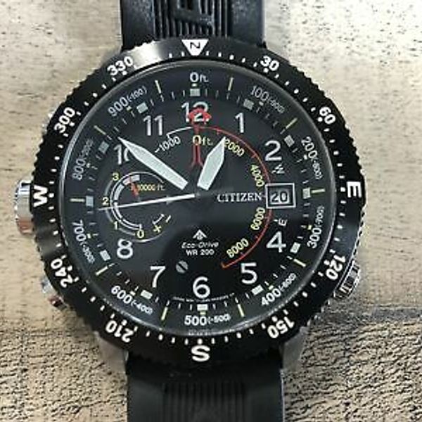 Citizen Altichron Promaster Eco-Drive J290-R007955 Mens Watch 46mm ...