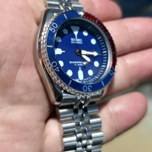 Vintage Original SEIKO Automatic 7S26A Movement Divers "Pepsi" Upgraded ...