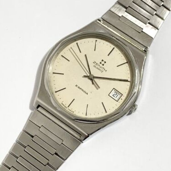 ZENITH ESPADA SWISS MADE 01.1870.226 PANNA DIAL quartz vintage cal. eta ...