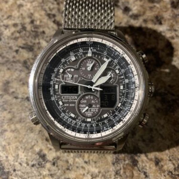 Citizen Navihawk A-T Watch JY8030-83E RARE SAPPHIRE & EXTRAS | WatchCharts
