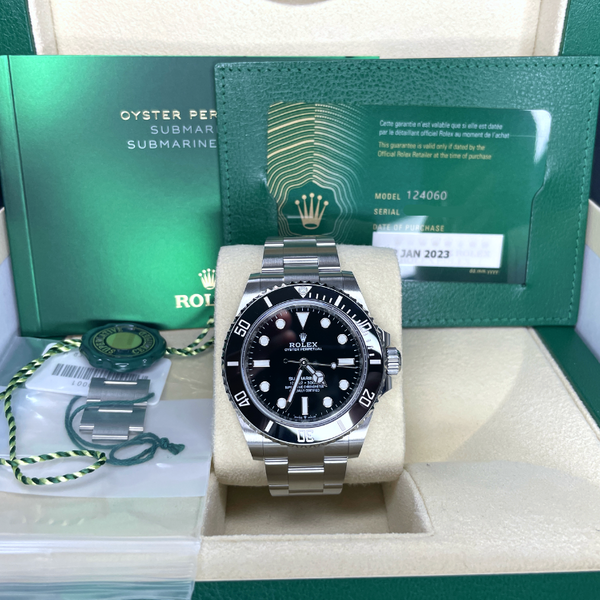 [$12,650 USD] FSOT: BNIB Rolex 124060 Submariner No Date 41mm - 2023 ...