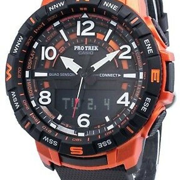 Casio PROTREK Quad Sensor PRT-B50-4 Digital Compass Quartz Men's Watch ...