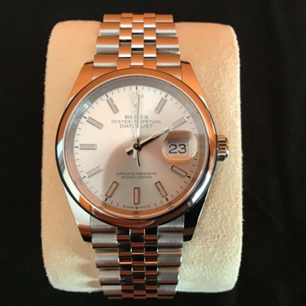 Rolex Datejust 36mm Silver Face with Jubilee strap 126200 | WatchCharts ...