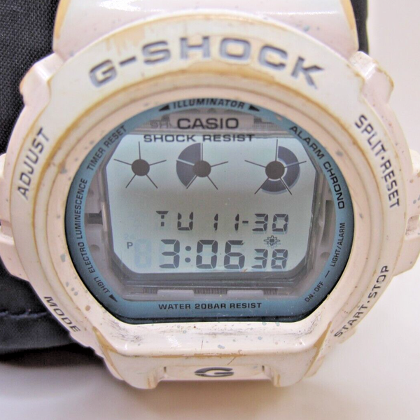 Casio G-Shock 3230 water resist men's quartz watch works AS IS ...