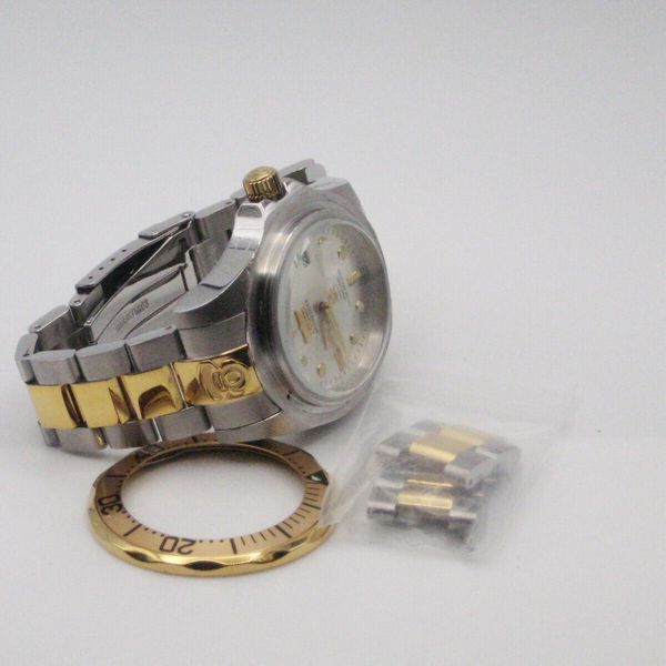 Invicta Grand Diver 3050 Automatic SS Link Band Watch For Parts Only ...