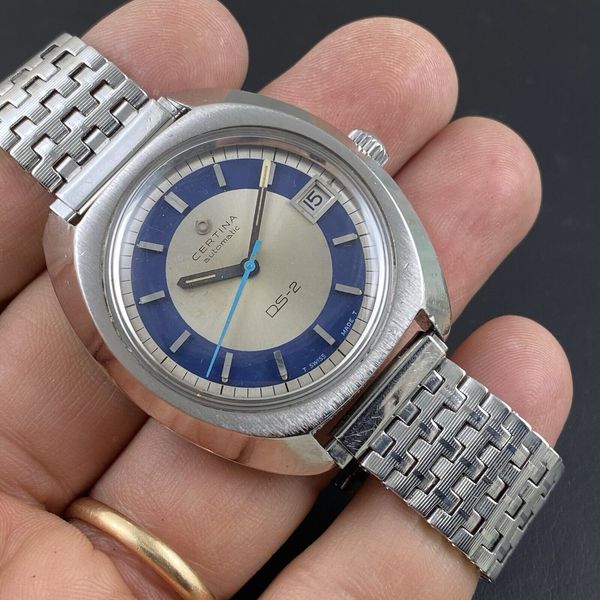 VINTAGE CERTINA DS-2 TURTLE BACK AUTOMATIC TWO TONE DIAL CAL 25-651 REF 5801-300 | WatchCharts ...