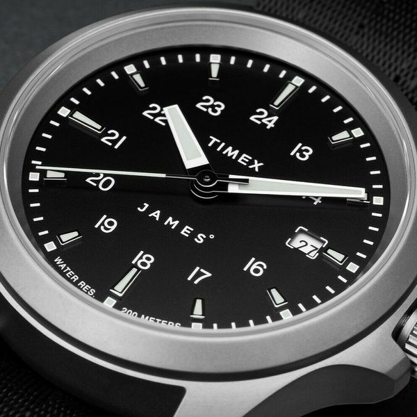 The James Brand x Timex Expedition North Titanium 41mm Automatic Watch ...