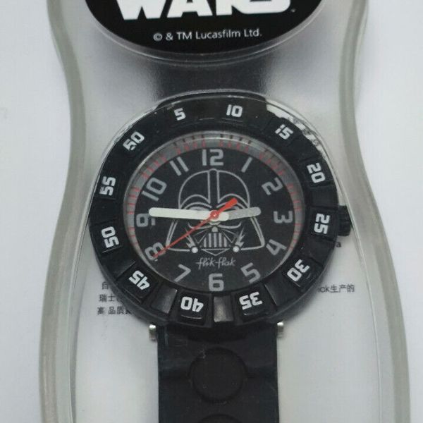 Flik Flak Dark Vader Star Wars Swatch Limited Edition Watch FFLP005 NEW ...