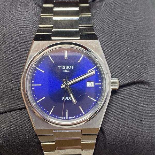 Tissot PRX Unisex Watch, New in Box, Blue Dial, 35mm Case, Extra Links ...