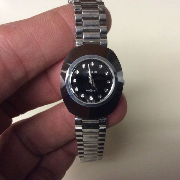 Rado DiaStar Swiss Made Ref 963.0558.3 Ceramic Bezel Black Dial Women’s ...