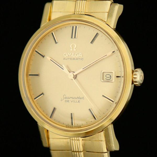 [WTS] 18k Omega Seamaster De-Ville w/ Rare 18k Brick Bracelet ...