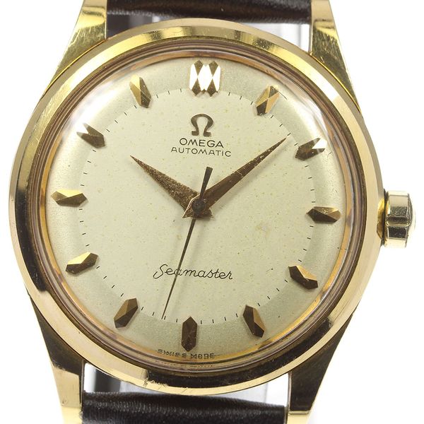 [OMEGA] Omega Seamaster Antique K18YG Cal.501 2869.28 Self-winding Men ...