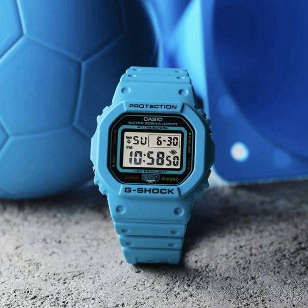 Casio G-Shock Digital 5600 Series Watch - DW5600EP-2 (Neon Blue ...