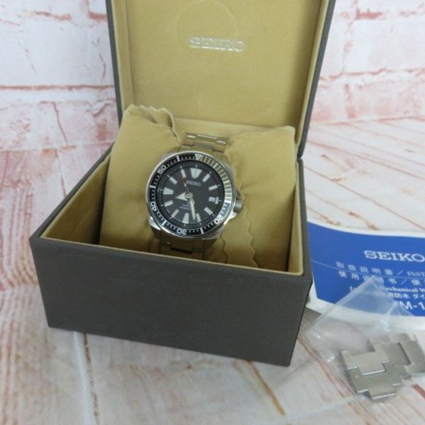 [Used] Box Yes SEIKO Seiko Watch Prospex Samurai Diver 200m Water ...