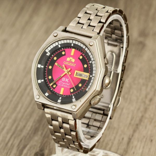 Orient SK Crystal RARE KE 469JE4-80 CA automatic men's stainless watch ...