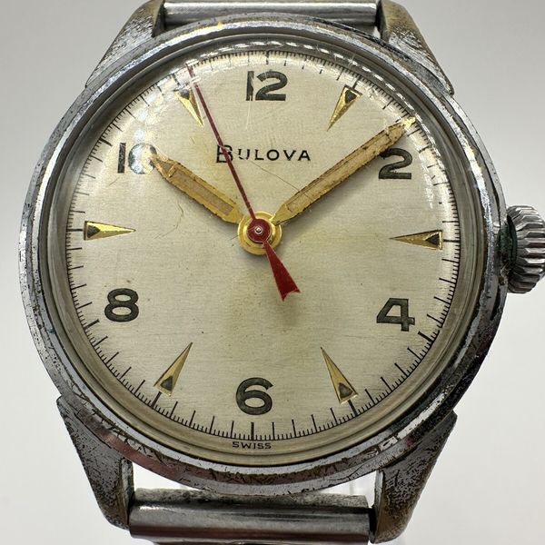 Vintage Bulova Clipper Selfwinding Menâ s Watch 30mm 17 Jewels Swiss ...