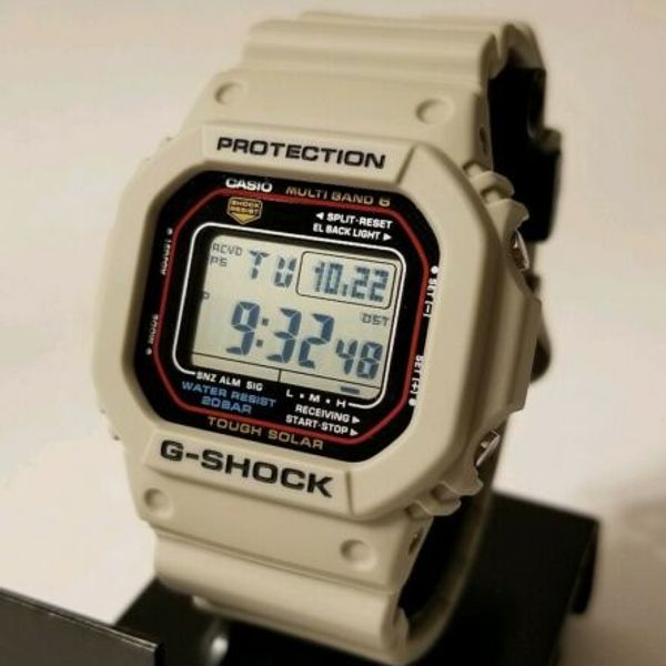 Casio Men's G-Shock Multi-Band 6 Tough Solar GWM5610 Desert Beige Tan ...