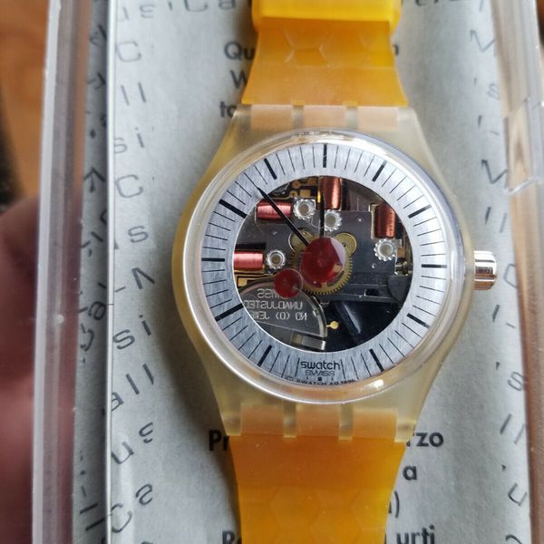 Peter Gabriel Musical Swatch SLZ106 Vintage 1995 "Adam" SLZ 106 watch | WatchCharts