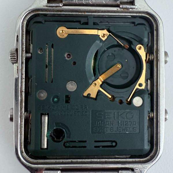 Seiko Vintage Digital H127-5000 Mens Vintage Watch For Parts Or Repairs ...