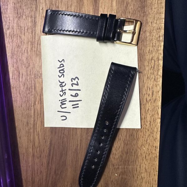 [WTS] 19mm Delugs Shell Cordovan Strap | WatchCharts Marketplace