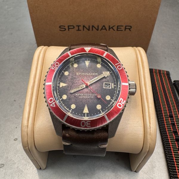 Spinnaker Wreck Automatic Distressed Dive watch- upgraded BluShark ...