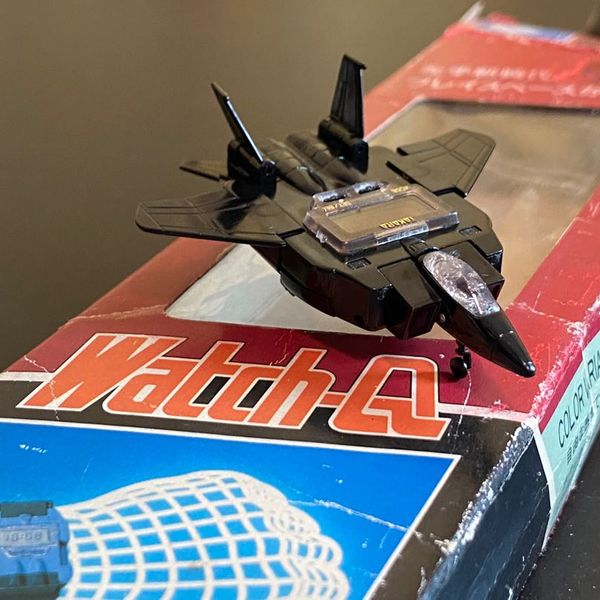 TAKARA Watch-Q Jet Transformer Watch 1980’s Rare LCD watch Complete ...