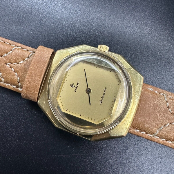 ORIGINAL RADO WATCH OCTAGON GOLDEN MODEL VINTAGE AUTOMATIC ELEGANT 70s ...
