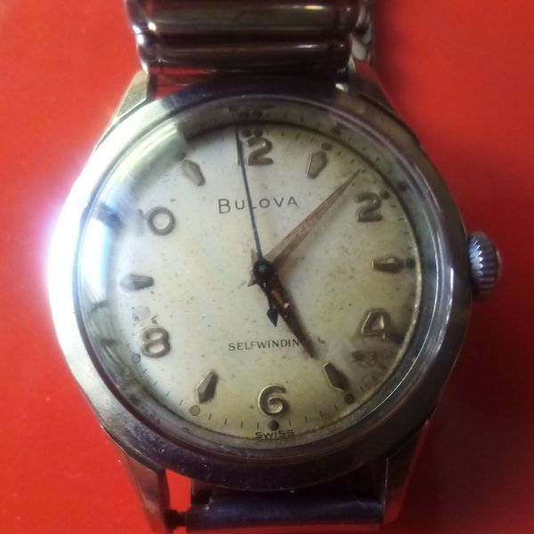 Vintage Bulova Self Winding Automatic Wristwatch * Runs Well ...