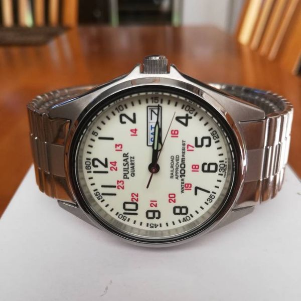 FS: Pulsar Railroad Approved Watch PXN021 | WatchCharts Marketplace