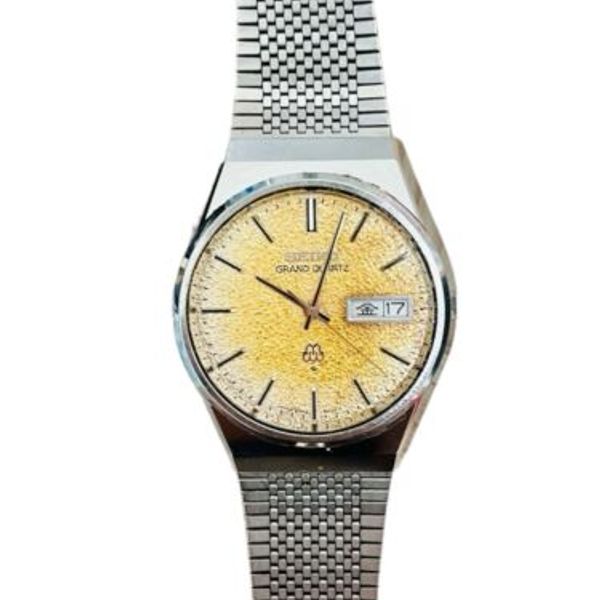 Seiko Grand Quartz 9943-8020 Ss/Qz Silver Dial Men'S Watch Working from JAPAN | WatchCharts ...