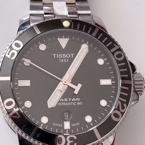 Tissot Seastar 1000 Powermatic 80 Automatic T120407A Men's Wristwatch ...
