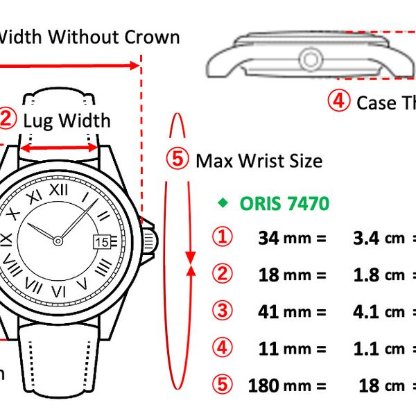 [Near Mint] ORIS Pointer Date 7470 34mm White Dial 25J Automatic Men's ...